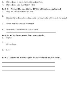 Morse Code By Chihab TPT