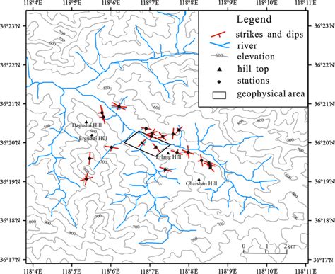 Sketch Of Geological Structures In The Surrounding Area Download Scientific Diagram