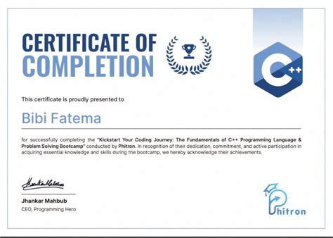 c phitron coding bibi fatema