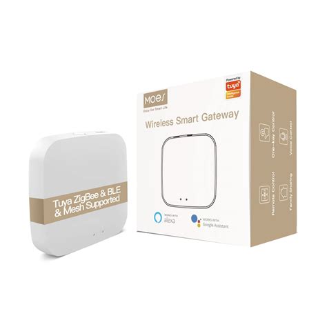 Moes Zigbee And Bluetooth And Mesh Gateway Tuya Wireless Smart Home Bridge