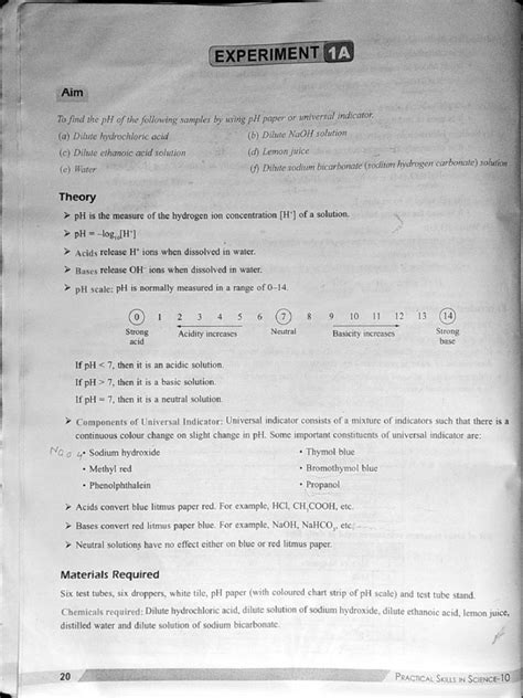 Class 10 Science Practical Pdf