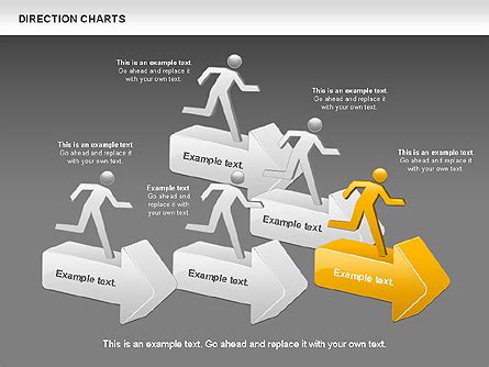 Direction Chart For Presentations In PowerPoint And Keynote PPT Star