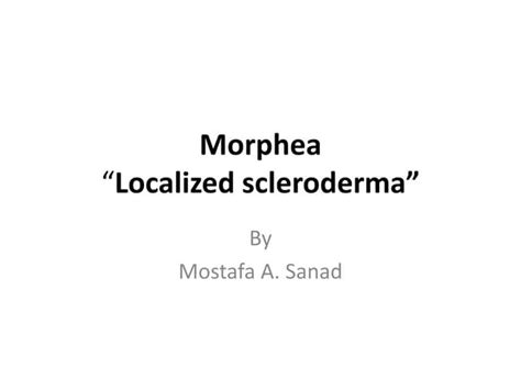Morphea Pptx