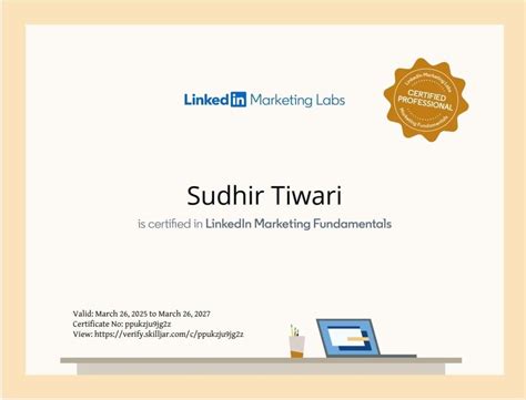 Im Happy To Share That Ive Obtained A New Certification Linkedin… Sudhir Tiwari
