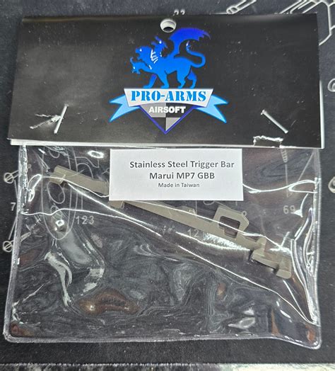 Pro Arms Mp7 Stainless Steel Trigger Bar Outlaw Airsoft Pro Arms Mp7 Stainless Steel Trigger Bar Outlaw Airsoft