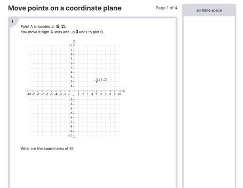 Move Points On A Coordinate Plane Worksheets Pdf 6nsc8 6th