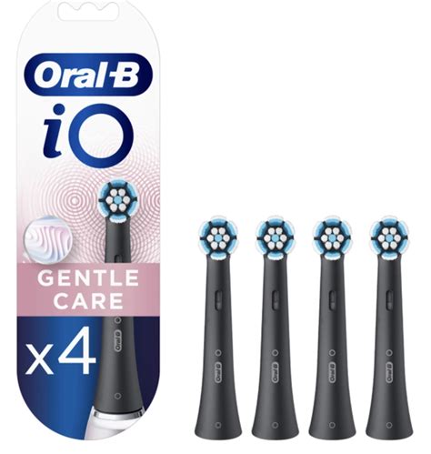 Насадки для електричної зубної щітки Oral-B iO Gentle Care Чорні, 4 шт ...