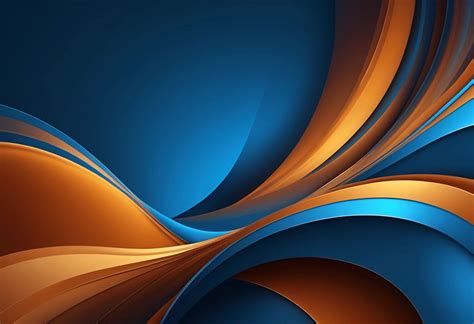 Abstract Blue And Orange Waves Background Free Download Ai Scribbles