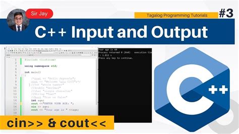 C Programming Tagalog 3 Sequence Input Output Sir Jay Youtube