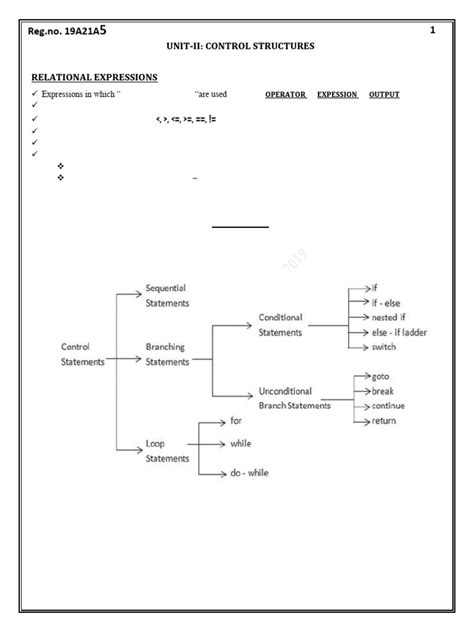 Control Structures Pdf Control Flow Boolean Data Type