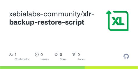 Github Xebialabs Communityxlr Backup Restore Script
