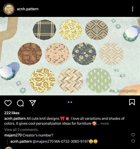 Green Pattern Rug Pattern Pattern Design Fabric Design Acnh Round