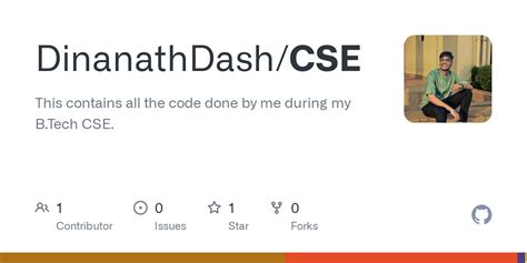 Github Dinanathdashcse This Contains All The Code Done By Me During