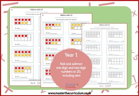 Addition Within 10 With Counters Master The Curriculum