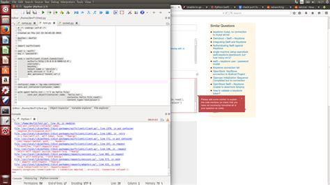 Python How Do I Connect To Swift Server With Or Without Keystone Stack Overflow