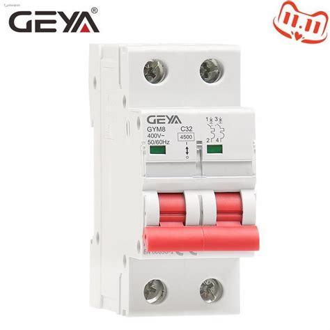 Cod☆geya Gym8 Double Pole Din Rail Mcb 4 5ka Miniature Circuit Breakers
