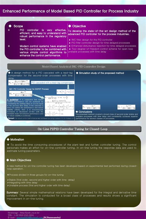 Enhanced Performance Of Model Based Pid Controller For