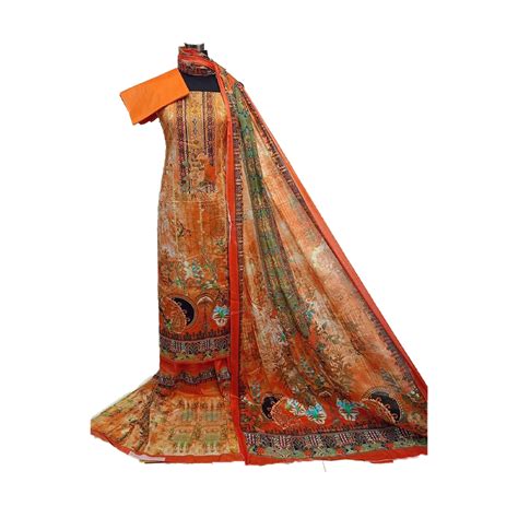 Cotton Three Piece For Women Multicolor Malhar 21c