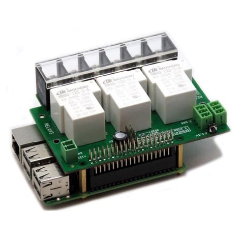dreifach 40a 240v relais hat raspberry pi rasppishop raspberry