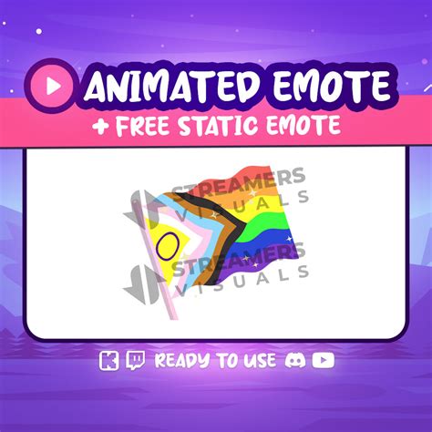 Flag Lgbtqia Animated Emote For Streamers Streamersvisuals