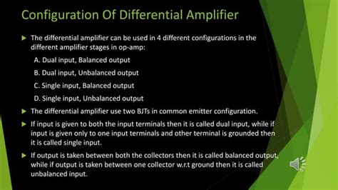 Cascaded Differential Amplifier Pptx