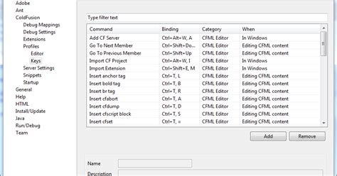 Forget The Mouse Keyboard Shortcuts Are Here ColdFusion Builder