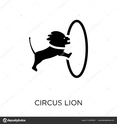 Circus Lion Icon Circus Lion Symbol Design Circus Collection Simple Stock Vector By