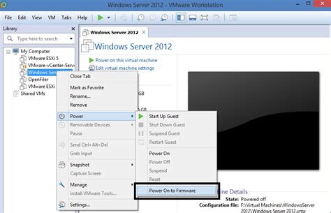A System Engineers Notes Powering On A Virtual Machine To Bios In Vmware Workstation And Vsphere 55