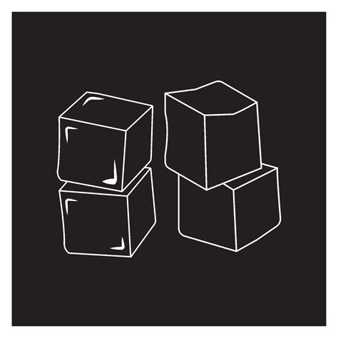 Crystal Ice Cube Design Vector Art At Vecteezy