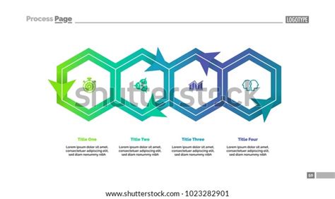 Cycle Chart Four Elements Template Stock Vector Royalty Free