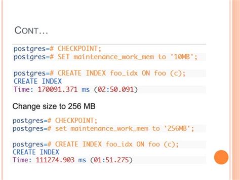 Postgresql Performance Tuning Pptx