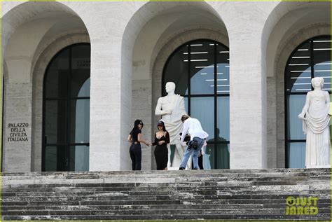Kim Kardashian Puts Her Assets On Display While Visiting Fendi In Rome Photo Kim