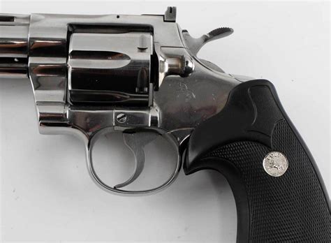 Sold Price Colt Python Chrome 357 Magnum 6 Shot Revolver May 4 0119 9 00 Am Edt