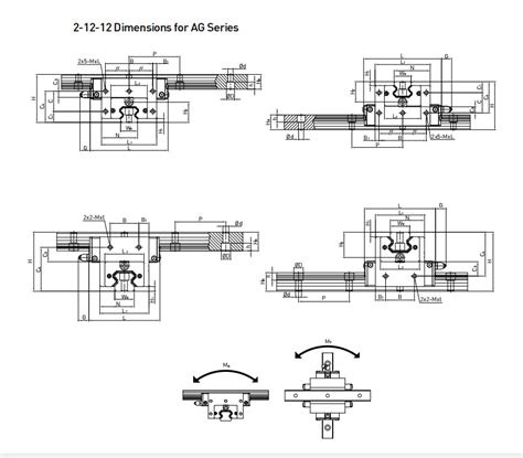 HIWIN AG H Linear Guide Precise Linear Guide Bearing Linear Guide Rail Linear Slide Rail