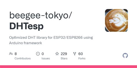 GitHub Beegee Tokyo DHTesp Optimized DHT Library For ESP ESP Using Arduino Framework