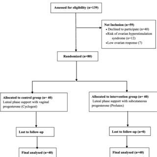 Consort Flowchart Of Participants In The Study Download Scientific Diagram