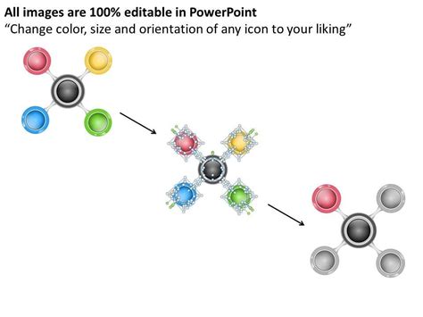 business network diagram networking models concept powerpoint templates