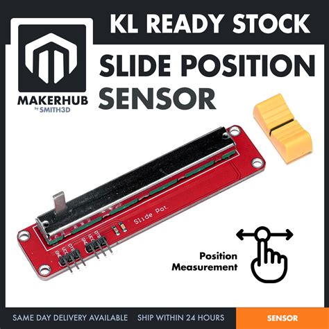 Slide Sensor Linear Potentiometer Position Displacement Sensor Module For Arduino Projects
