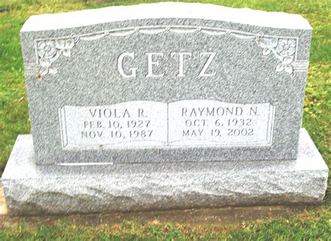 Viola R Good Getz 1927 1987 Find A Grave Gedenkplek
