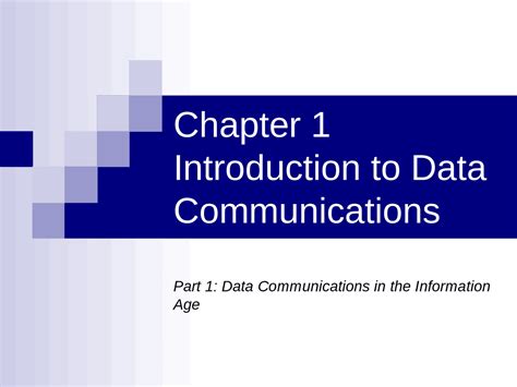 Introduction To Data Communications Lecture Notes For Exam Review