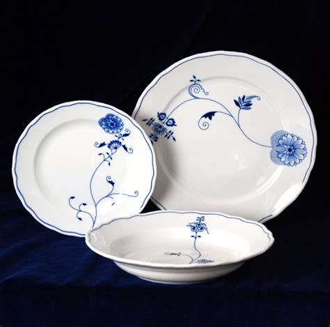 Plate set for 6 persons, Eco blue, Cesky porcelan a.s. - Český porcelán ...