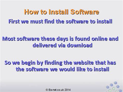 How To Install Software In Windows