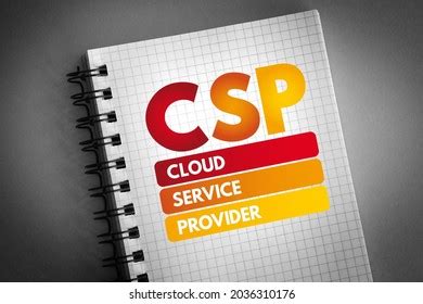 Csp Cloud Service Provider Thirdparty Company Stock Photo 2036310176 Shutterstock