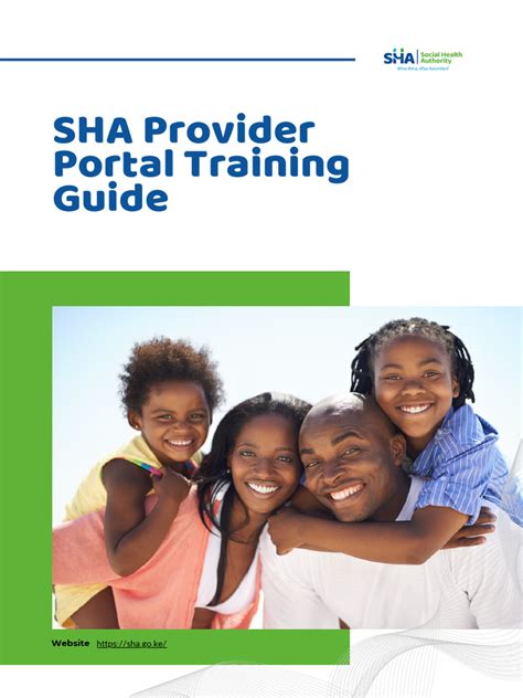 Sha Provider Portal Training Guide Pdf Login Websites