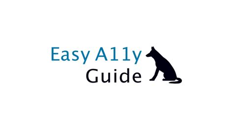 Easy A11y Guide | Web Accessibility Made Easy