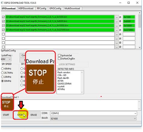 Tutorial Flash Bin File To Esp32 Using Download Flash Tool