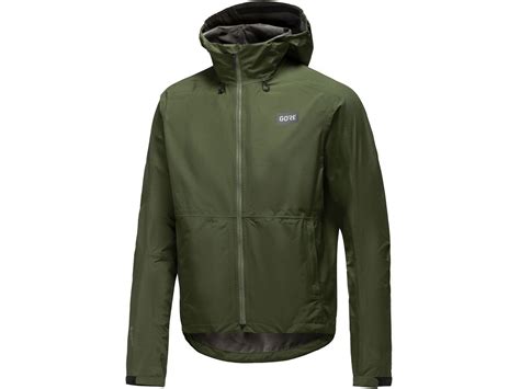 GOREWEAR Endure Gore-Tex Jacke Herren, utility green | BIKER-BOARDER.DE