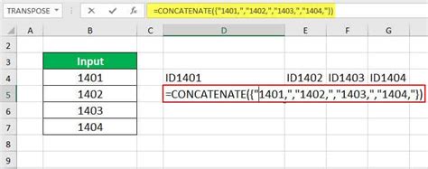 Transpose Function In Excel How To Use The Formula
