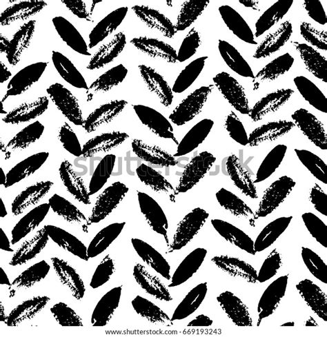 Abstract Seamless Hand Drawn Pattern Modern Stock Vector Royalty Free 669193243 Shutterstock