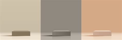 화장품 배경과 제품 프리젠 테이션 브랜딩 및 포장 프리젠 테이션을위한 프리미엄 연단 디스플레이를 설정하십시오 배경의 그림자가있는 스튜디오 무대 벡터 디자인 0명에 대한 스톡